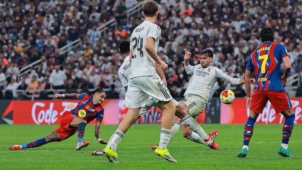 Barcelona vs Real Madrid LIVE Score: Can Mbappe-less Madrid delay Barca ...
