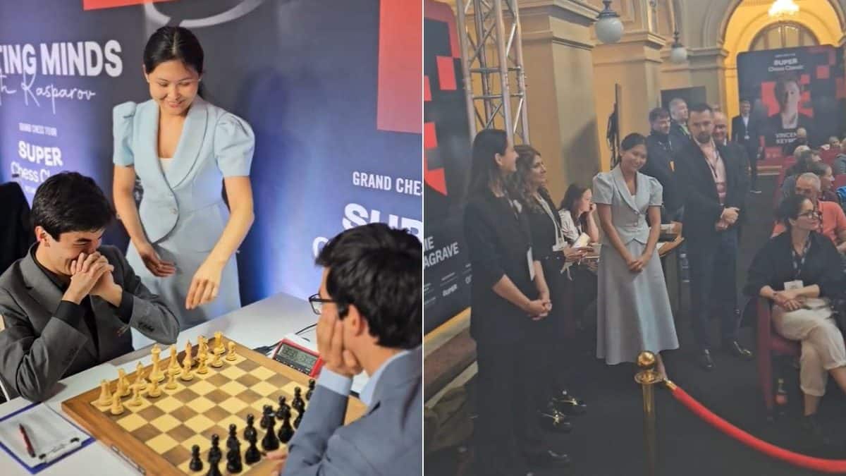 Sindarov can’t stop blushing as girlfriend and three-time world blitz ...