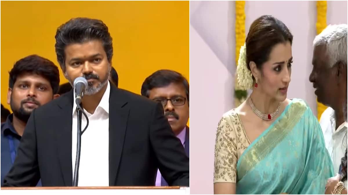Trisha Krishnan attends Vijay’s swearing-in ceremony as Tamil Nadu ...