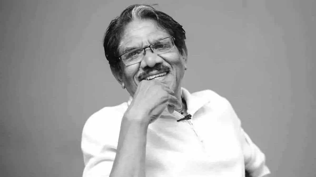 Veteran Tamil cinema director, producer and screen writer Bharathiraja ...