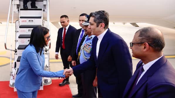 Venezuela's acting President Delcy Rodríguez arrives in India for 5-day ...