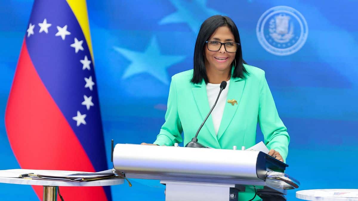 Venezuelan leader Delcy Rodriguez to visit Sathya Sai Baba's ashram in ...