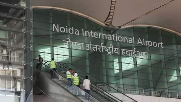 Jewar airport opens for business as first IndiGo flight touches down ...