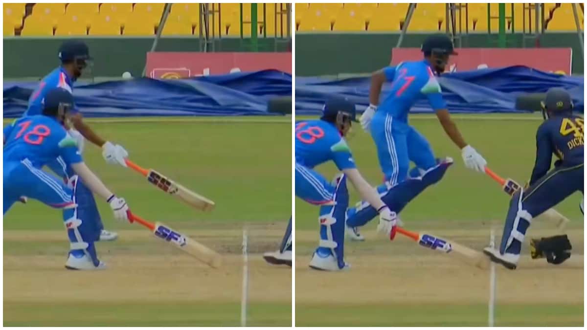 Priyansh Arya run out in bizarre fashion after bat blocked by keeper’s ...
