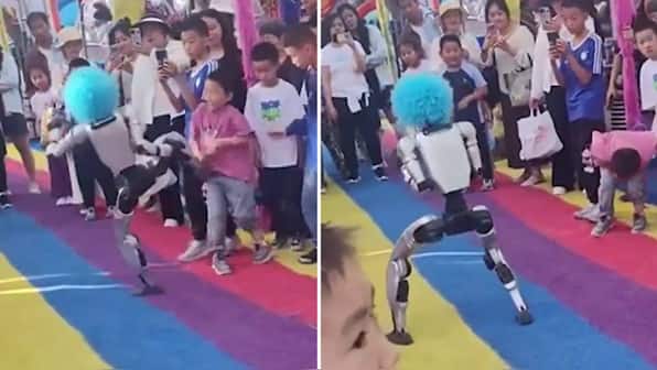 Humanoid robot kicks child in viral video; netizens say Terminator is ...