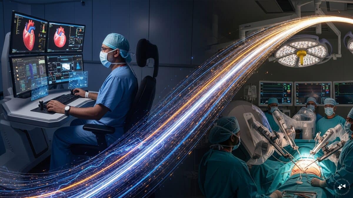 Indian-origin surgeon performs record-distance cardiac telesurgery from ...