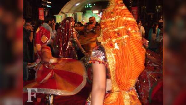 Trending this Garba season: 'NaMo' tattoos and neon bulb-fitted ghagras ...