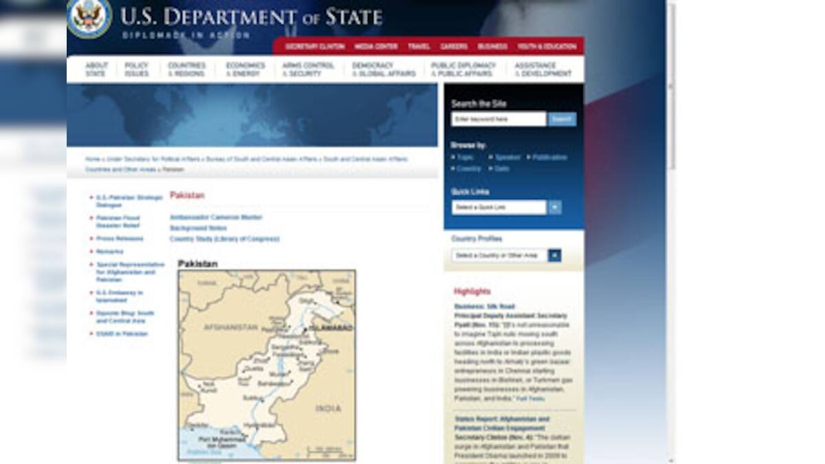 US removes maps showing PoK as part of Pak from website – Firstpost