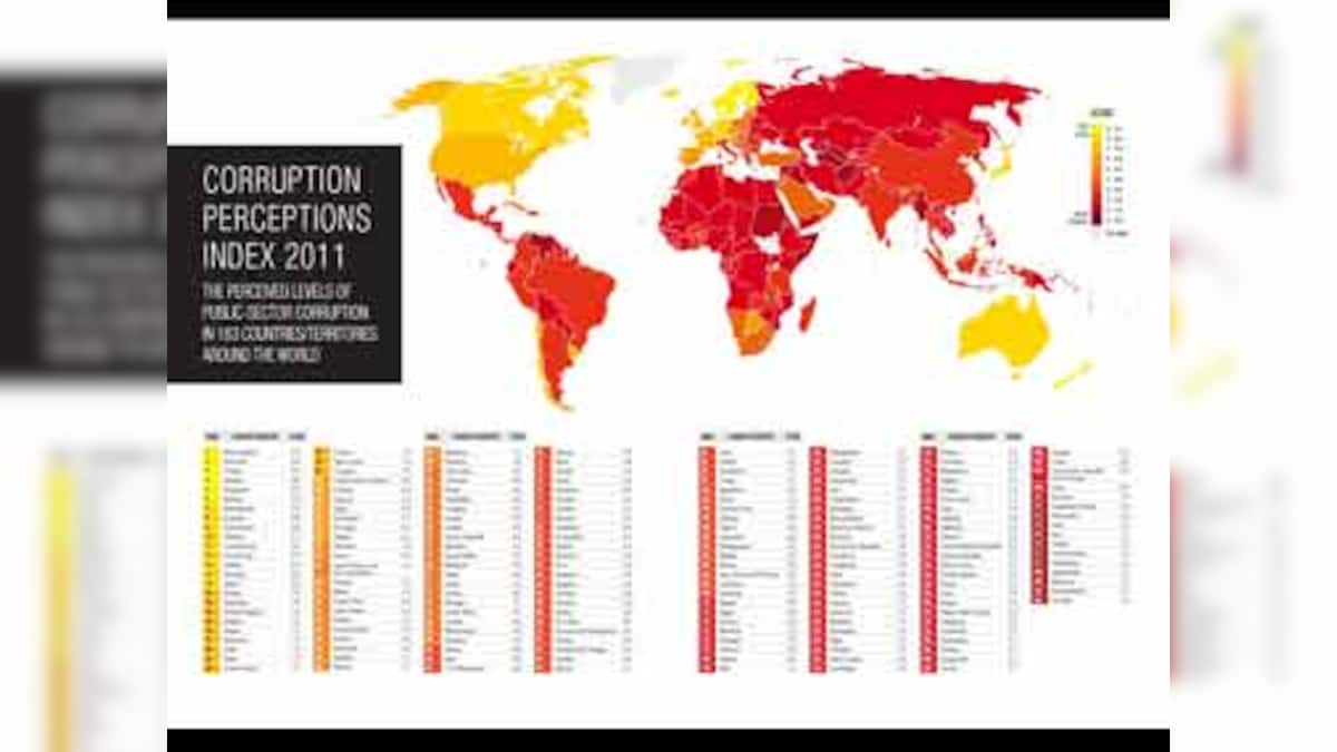 India fares poorly on Corruption Perception Index – Firstpost