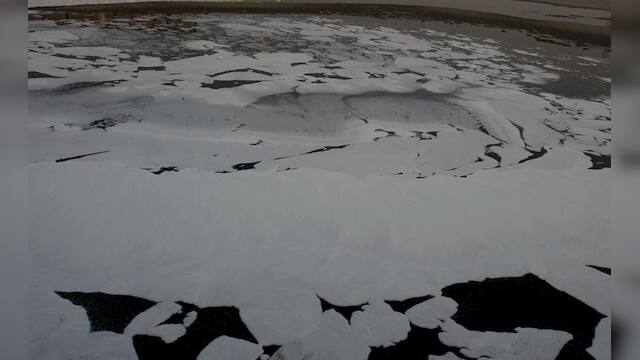 Images: Snow in Delhi! Look again – Firstpost