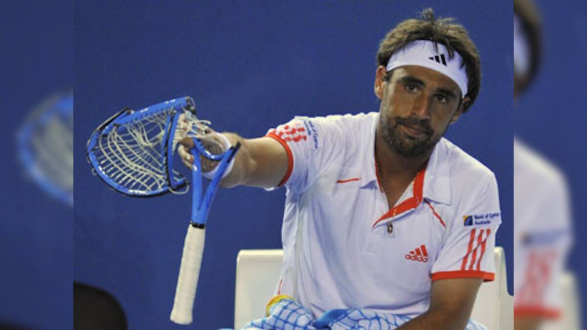 Baghdatis smashes 4 rackets in outburst – Firstpost