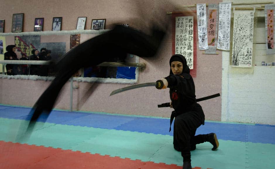 Images: Iran's got Ninjustu warriors and they're women ! - Photos News ...