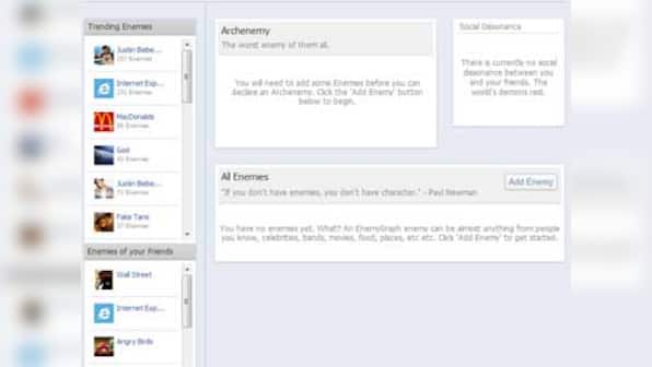 EnemyGraph: An app to keep track of Facebook enemies – Firstpost