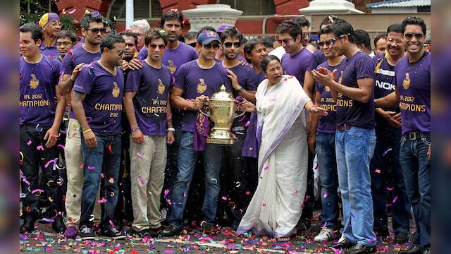 Images: KKR's victory parade in Kolkata – Firstpost