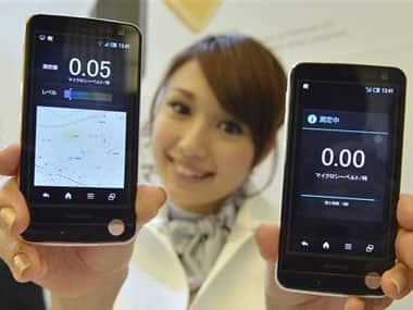 Radiation-monitoring cell phones to sell in Japan – Firstpost