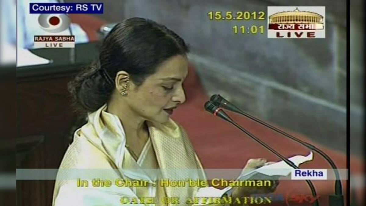 Rekha takes oath as Rajya Sabha MP – Firstpost