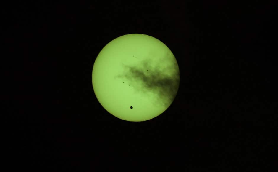 Images: Earth watches Venus transit across the sun - Photos News ...