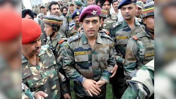 Seeing the Indian army gives me a boost: Dhoni – Firstpost