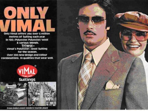 Reliance sells Vimal, the face of their company-Business News , Firstpost