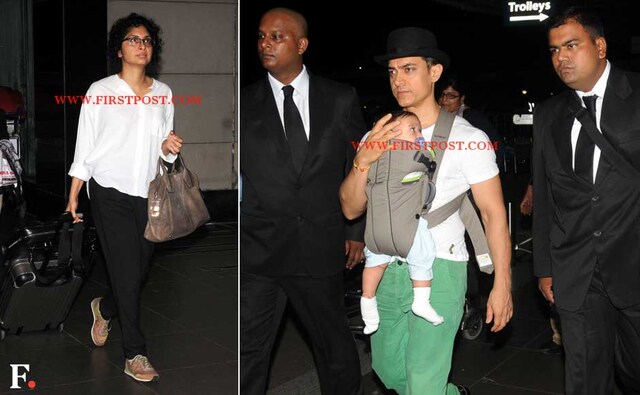 Images: Aamir Khan's baby boy, Azad, makes paparazzi debut! - Photos ...