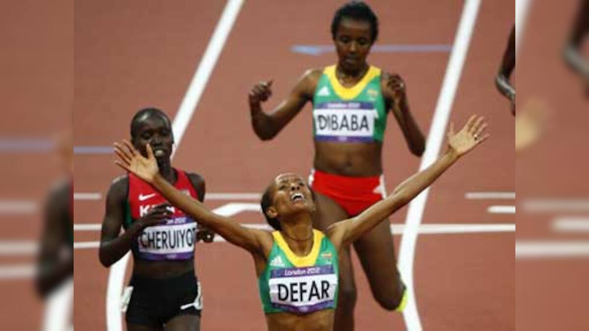 London 2012: Defar tops Dibaba to win 5000m, US win 4X100 relay gold ...