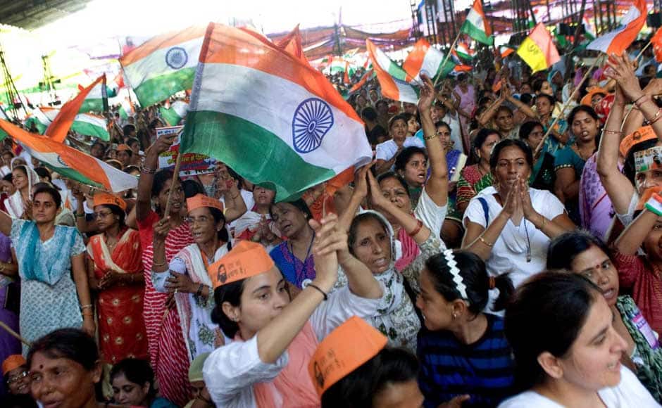 Images: A day at Ramlila ground with Baba Ramdev