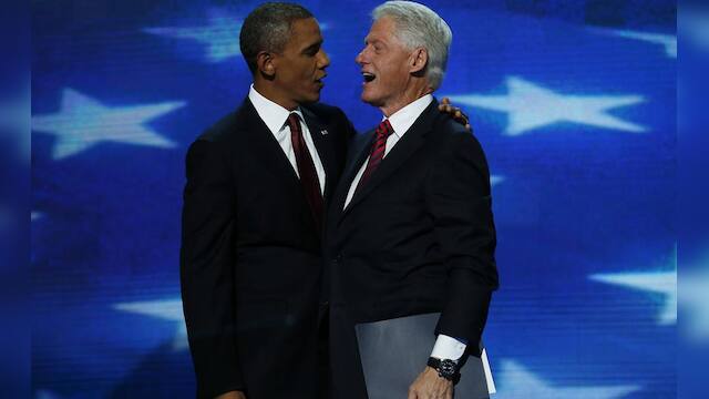 Images: How Obama, Clinton sold their 'dream' at the Democratic ...