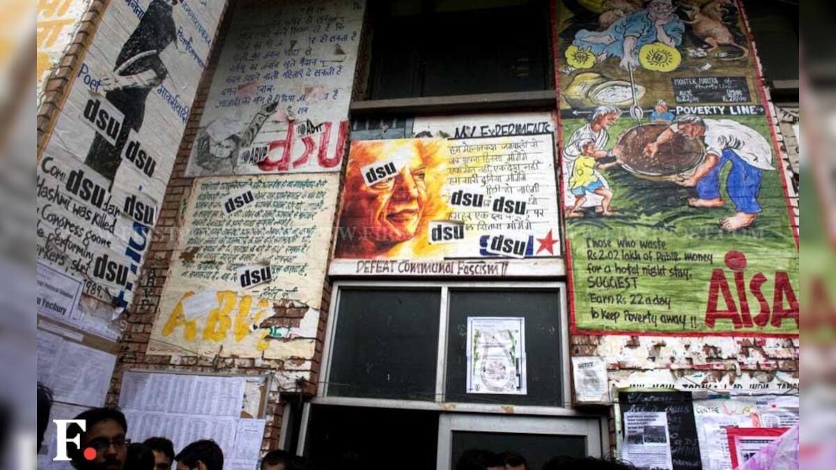 Images: JNU gears up to elect its new student body – Firstpost