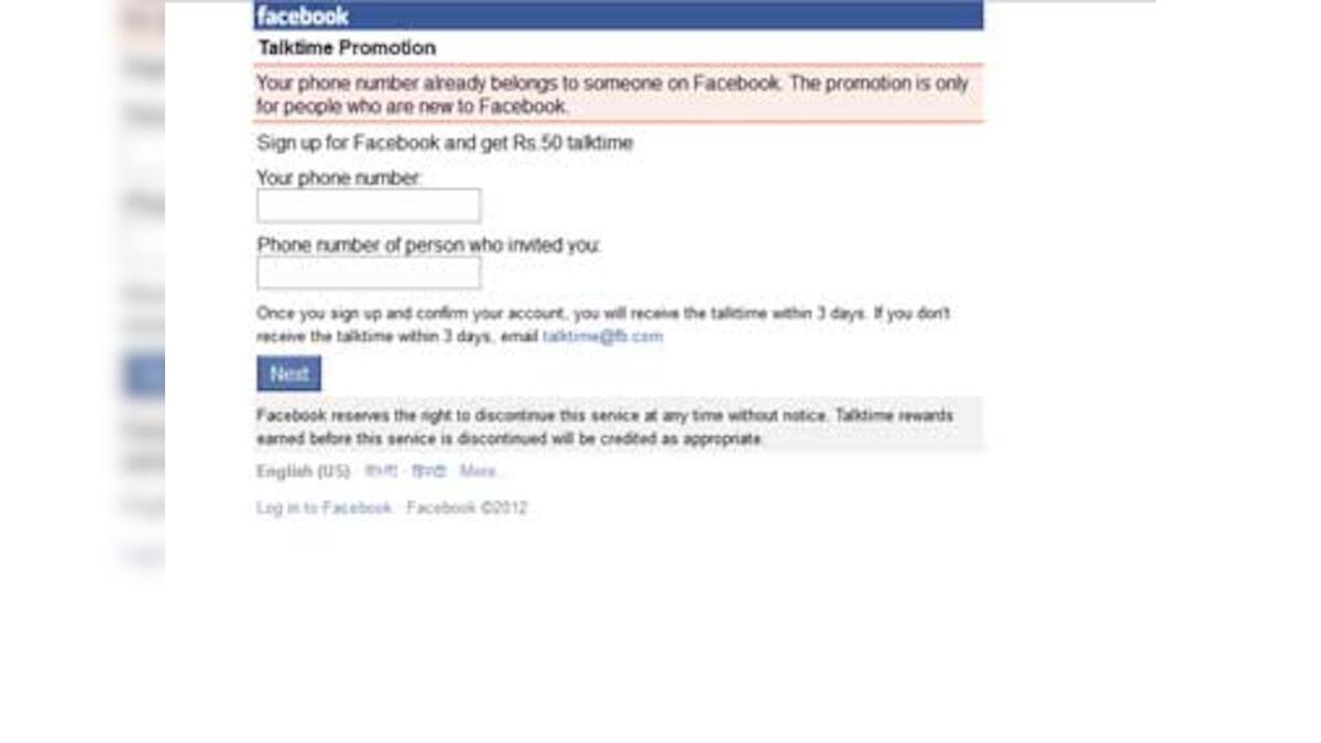 Join Facebook on mobile in India, get Rs 50 talktime – Firstpost