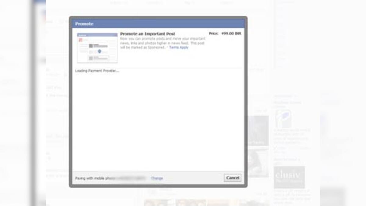 Facebook's Rs 99 promoted posts: What you need to know – Firstpost