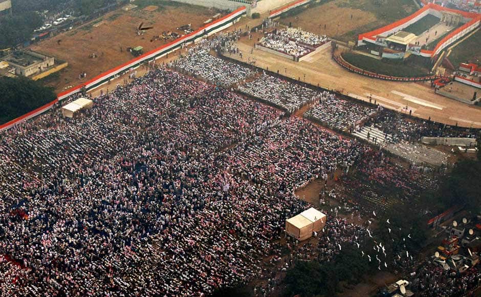 Congress Rally: What swelling crowds mean in Indian politics - Photos ...