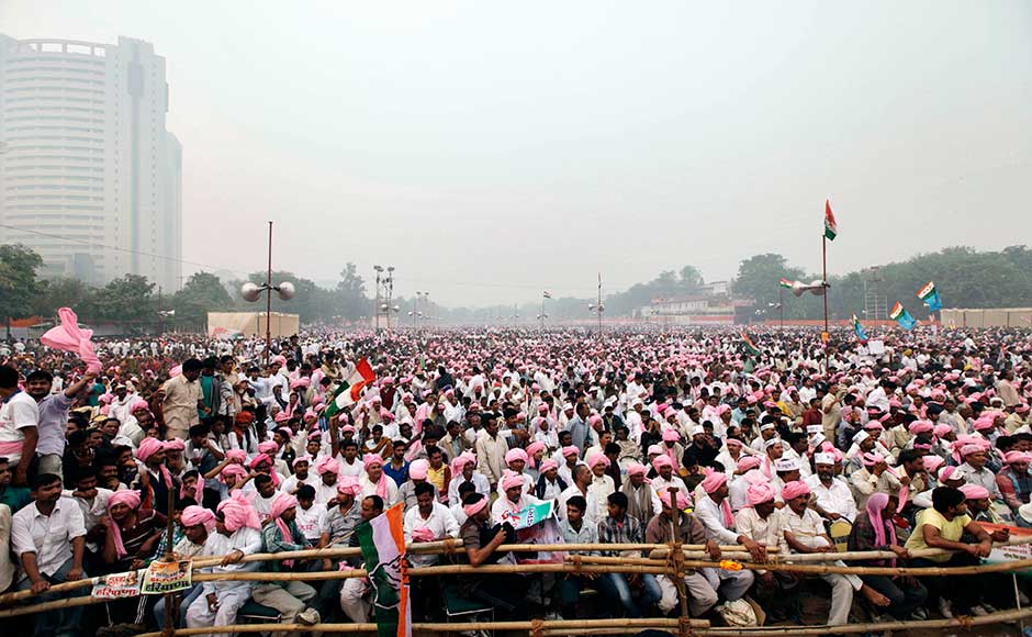 Congress Rally: What swelling crowds mean in Indian politics - Photos ...