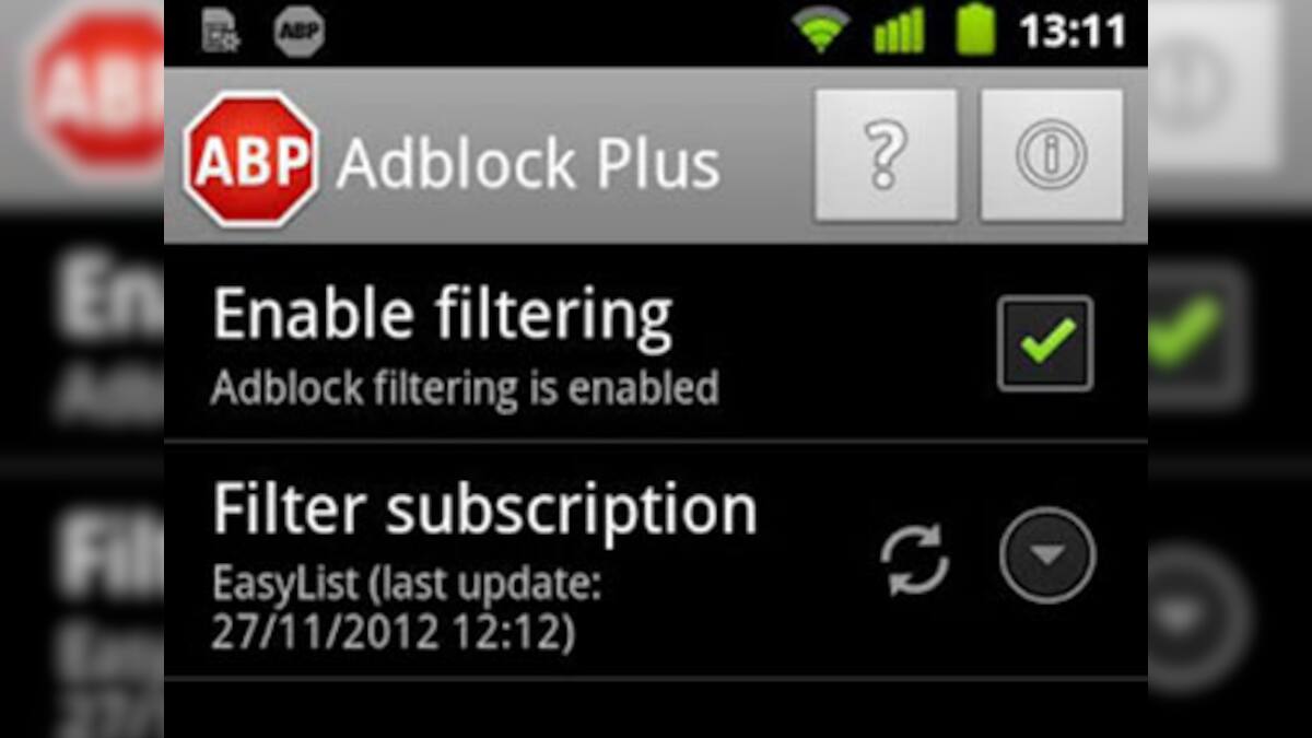 Adblock Plus app now also available for Android devices – Firstpost