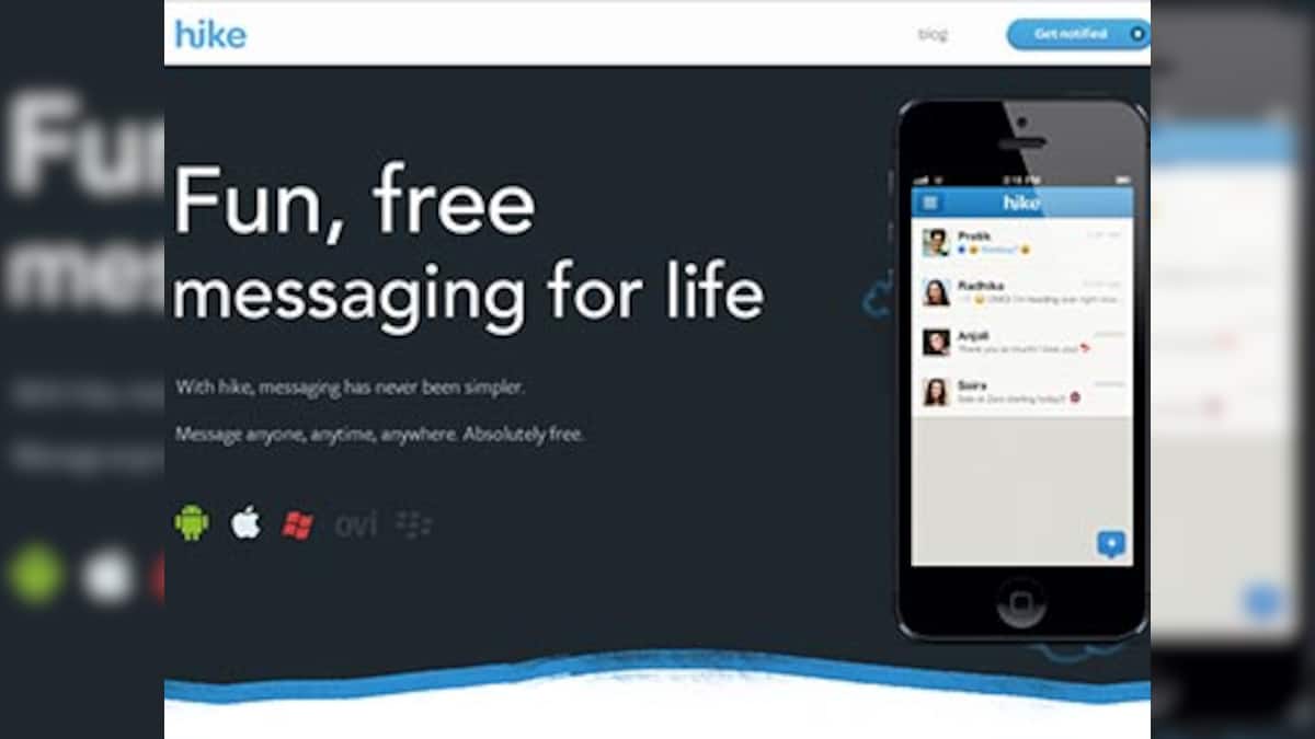 Why Bharti's 'hike', a new app for instant messaging, is something to ...