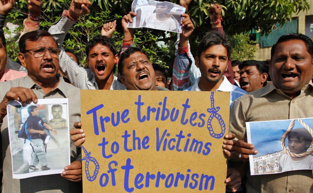 Images: Four years after 26/11, India celebrates Kasab execution