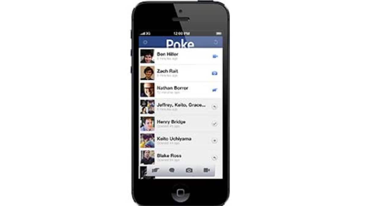 Facebook launches Poke app for iPhone with 10 sec message – Firstpost