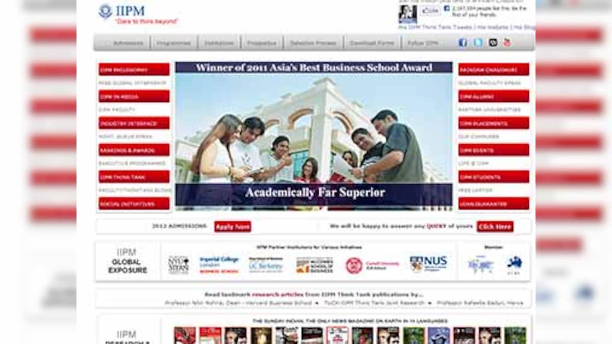 Anonymous India brings down IIPM websites as outrage grows – Firstpost