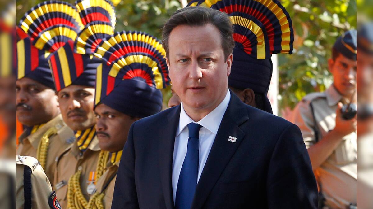 Images: David Cameron arrives in India, meets business big wigs – Firstpost