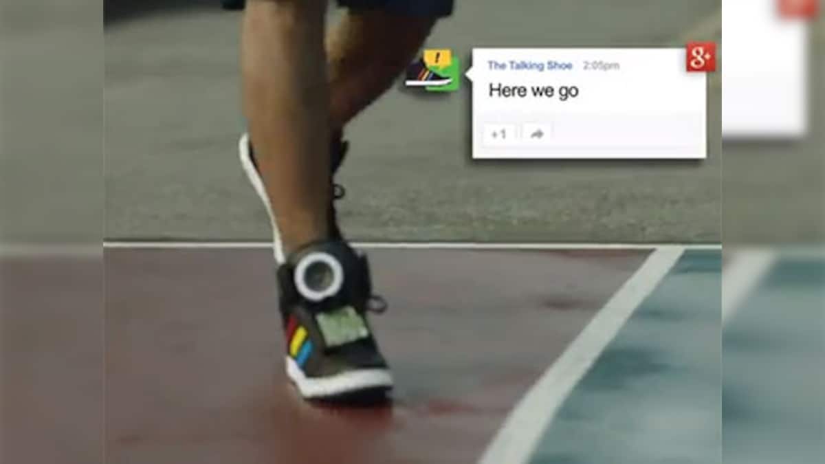 SXSW 2013: Google shows off the 'talking shoe' – Firstpost