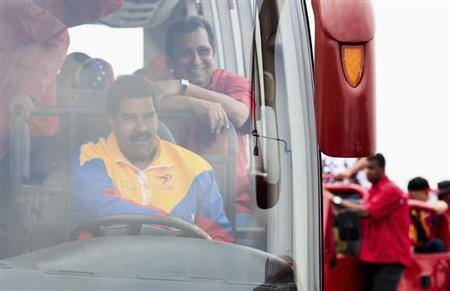 Maduro plays up his bus-driver roots for Venezuela campaign – Firstpost