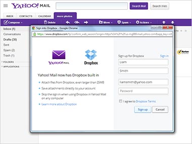Yahoo! Mail teams up with Dropbox to help manage attachments – Firstpost Yahoo! Mail teams up with Dropbox to help manage attachments – Firstpost