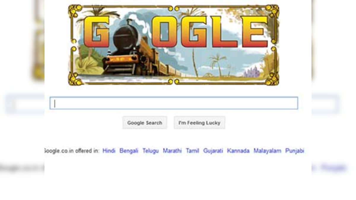 Google Doodle marks 160 years of India's first passenger train – Firstpost