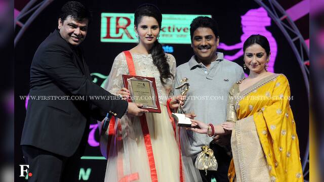 Images: Sania Mirza, Saroj Khan receive Women's Prerana Award – Firstpost