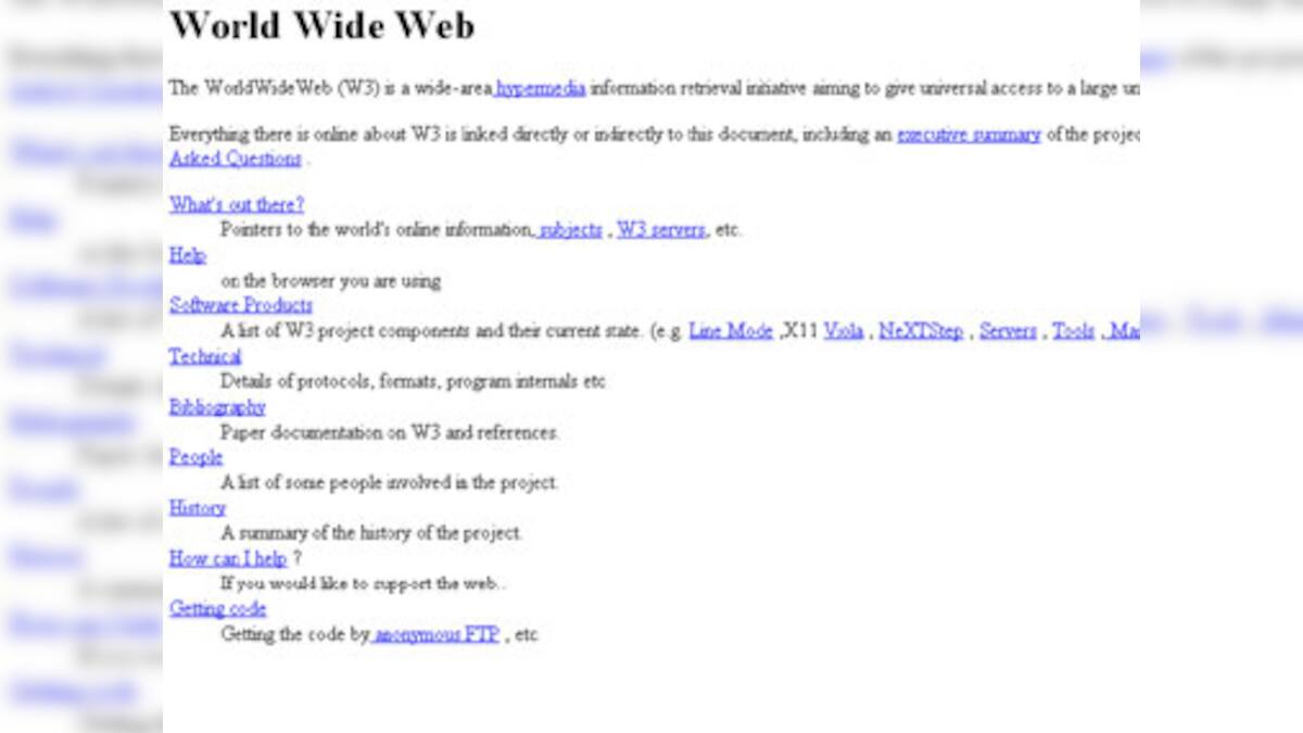 Is this what the world's first website looked like? – Firstpost