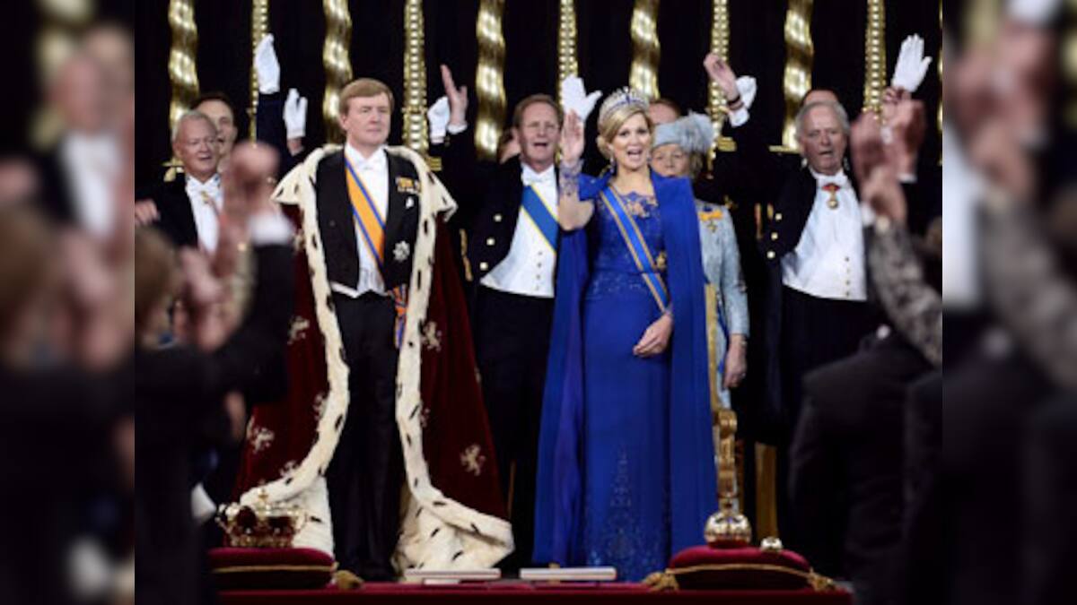 King Willem-Alexander take over Dutch throne amid 'orange' celebrations ...