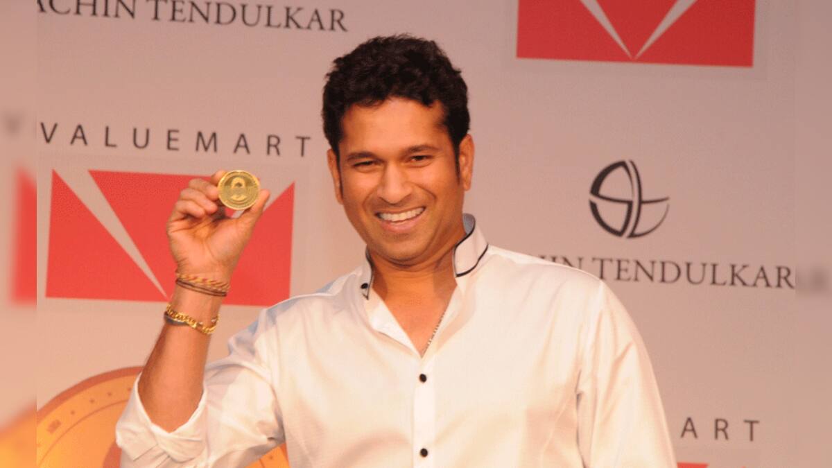 Images: Now get a gold coin with Sachin's face on it! – Firstpost