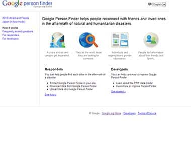 How Google 'Person Finder' will help trace missing people in ...