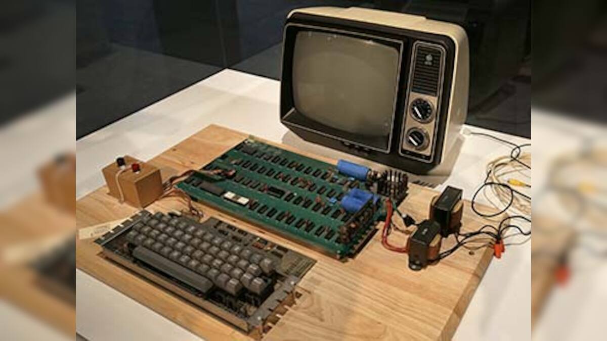 First Apple computer sells at auction for $387,750 – Firstpost