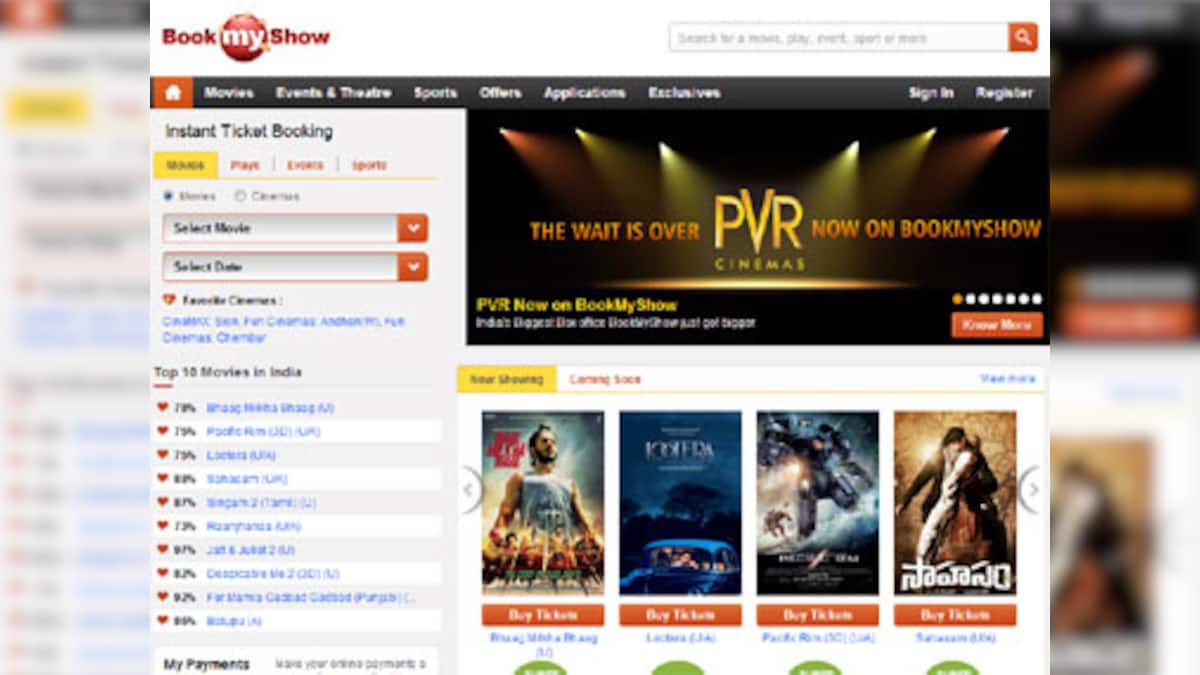 PVR, Bookmyshow sign 5-year agreement – Firstpost