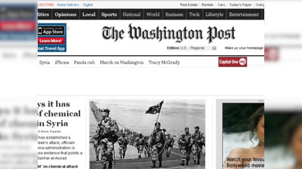 Washington Post website hacked, Assad supporters claim responsibility ...